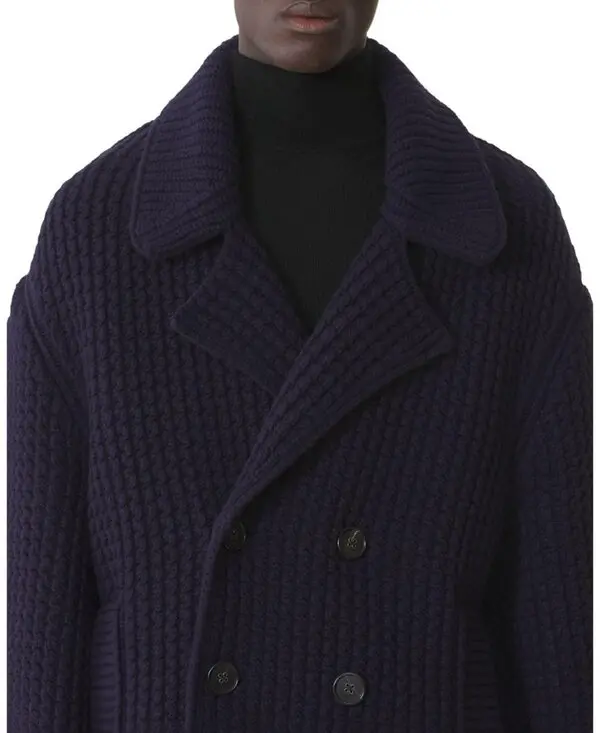 LANVIN Oversized Wool Pea Coat