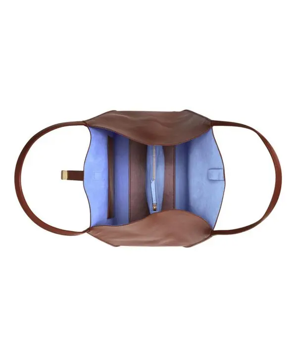LANVIN Concerto Arpege Leather Tote Bag