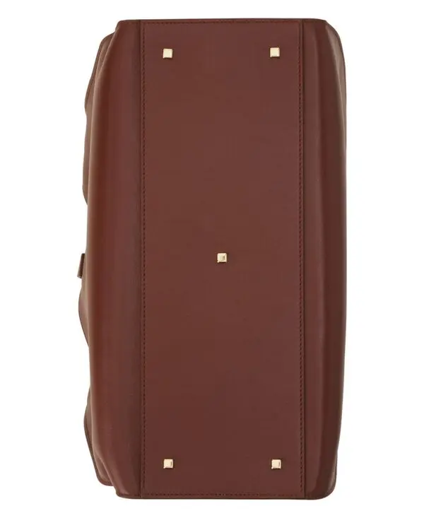LANVIN Concerto Arpege Leather Tote Bag