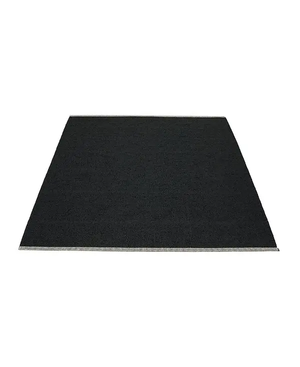 PAPPELINA Mono Rug, 72 X 87 - Black