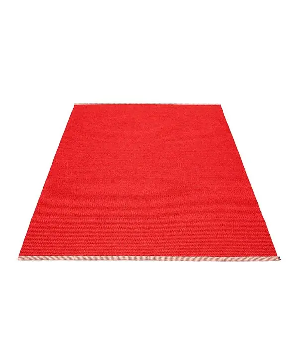 PAPPELINA Mono Rug, 54 X 78 - Coral Red