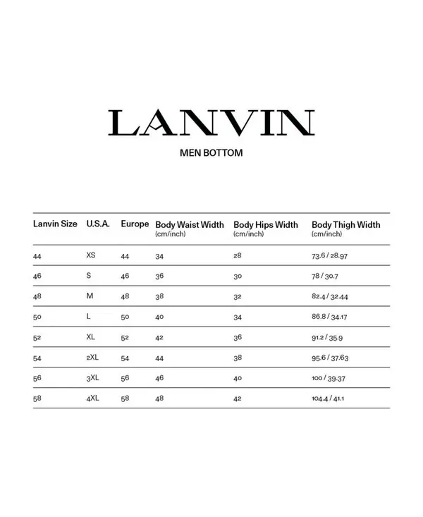 LANVIN Fleece Jogger Pants - Black.