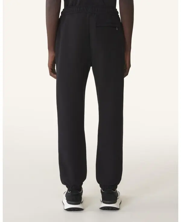 LANVIN Fleece Jogger Pants - Black.