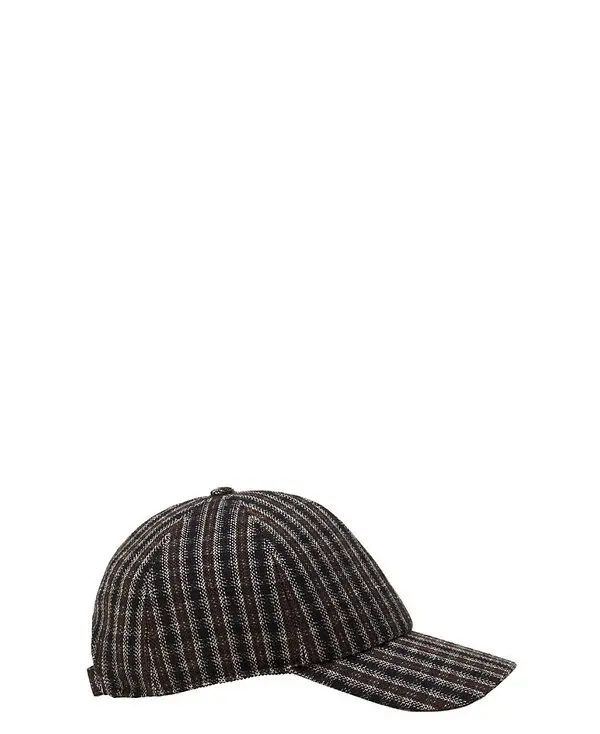 LANVIN Checkered Cap - Grey