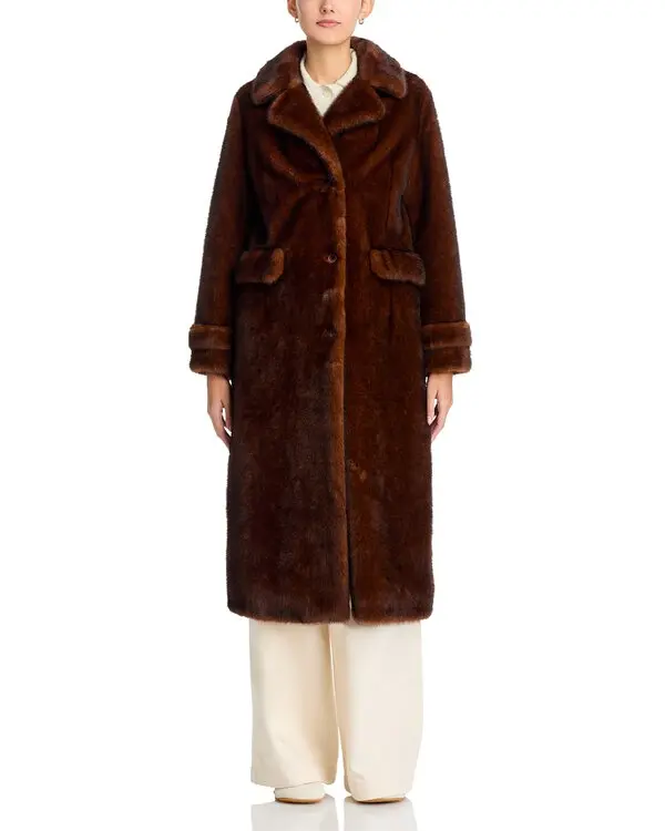 Herno Long Faux Fur Coat