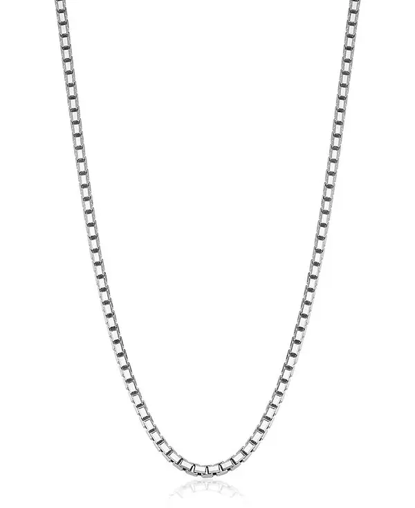 ORADINA Sterling Edge Box Chain - Silver