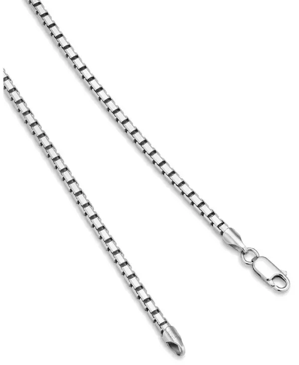 ORADINA Sterling Edge Box Chain