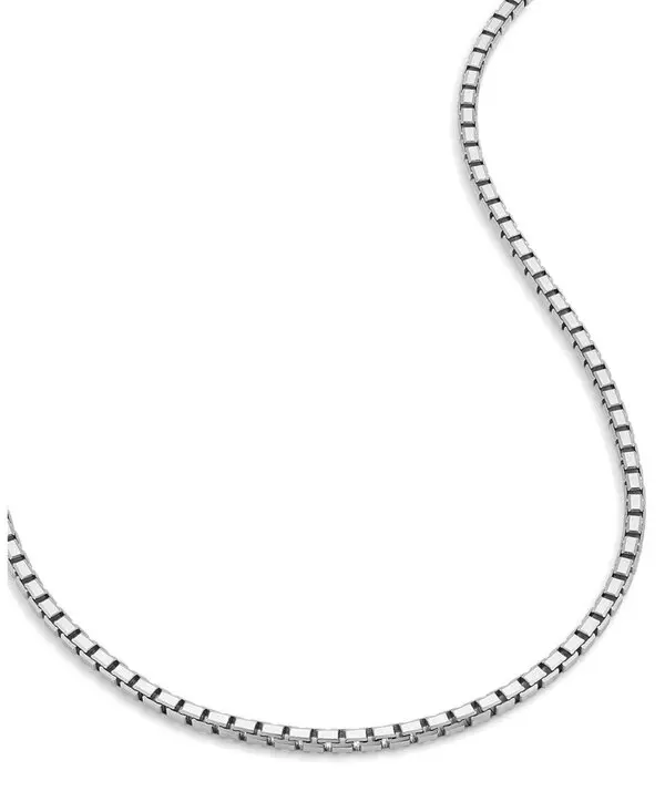 ORADINA Sterling Edge Box Chain