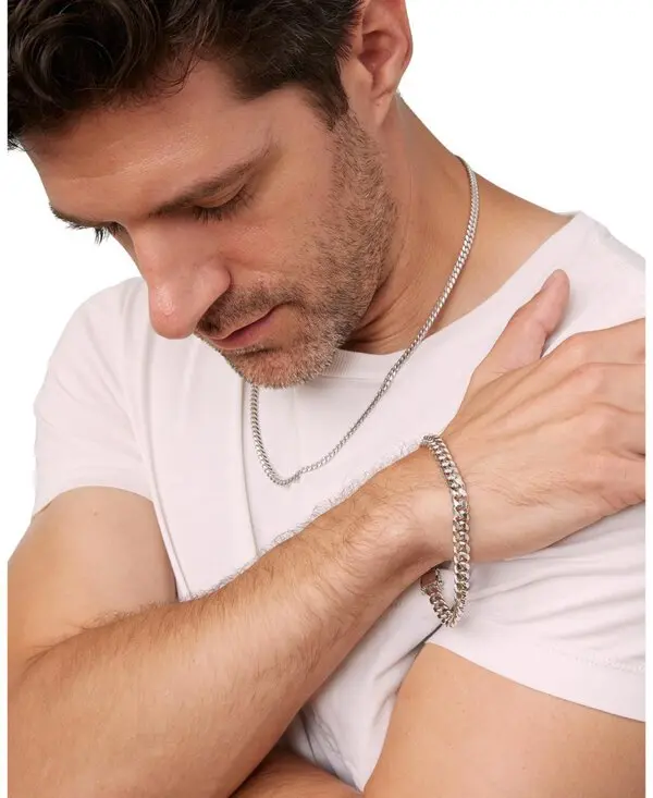 ORADINA Sterling Cuban Chain