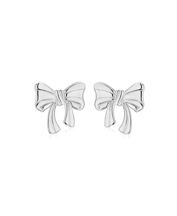 ORADINA Sterling Bow Stud Earrings