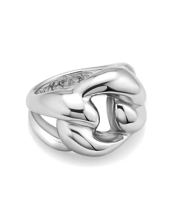 ORADINA Sterling Curb Ring
