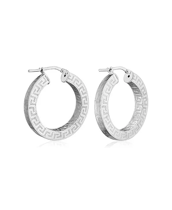 ORADINA Olympia Hoop Earrings - Silver