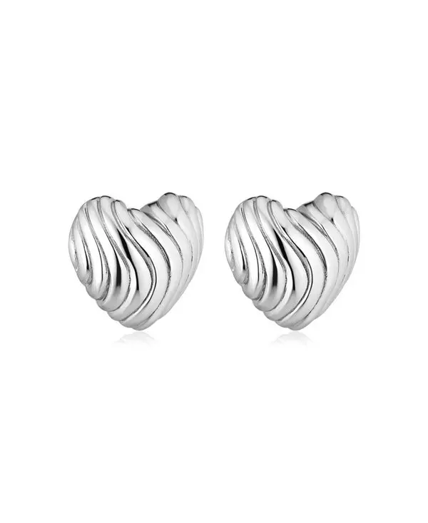ORADINA Sterling Love Language Stud Earrings