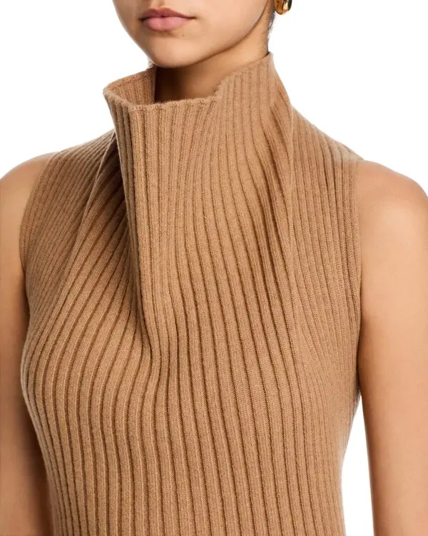 Victoria Beckham Draped Ribbed Dress