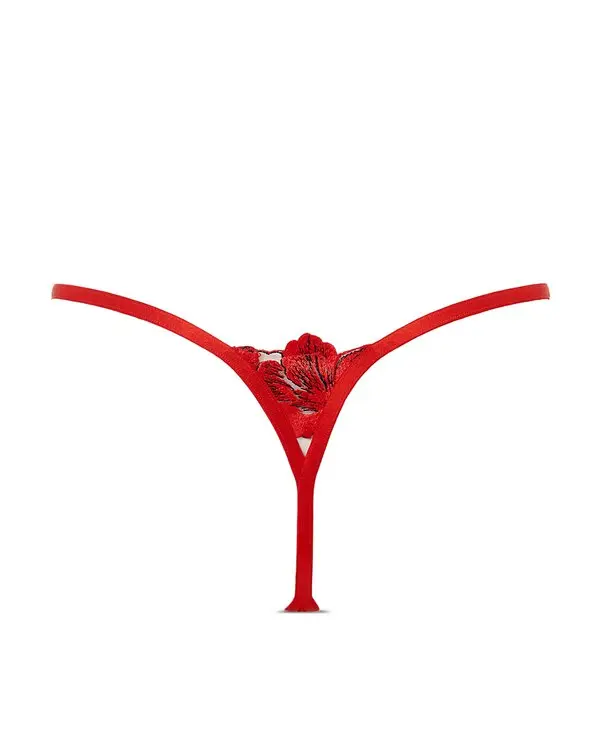 Bluebella Lavanya Thong - Red/black/sheer