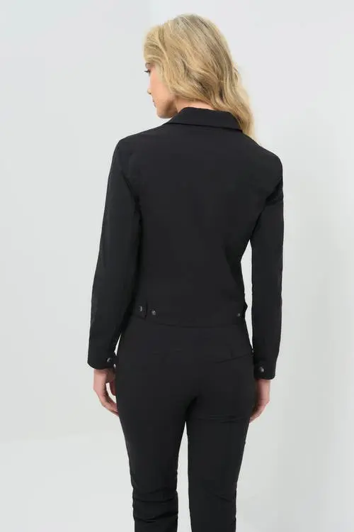 Anatomie Delilah Ultra-lightweight Denim Style Jacket - Black