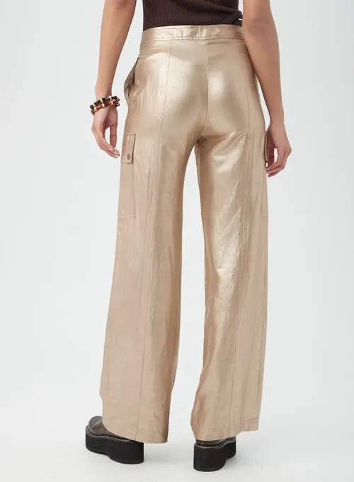 Trina Turk Fatima Metallic Pant