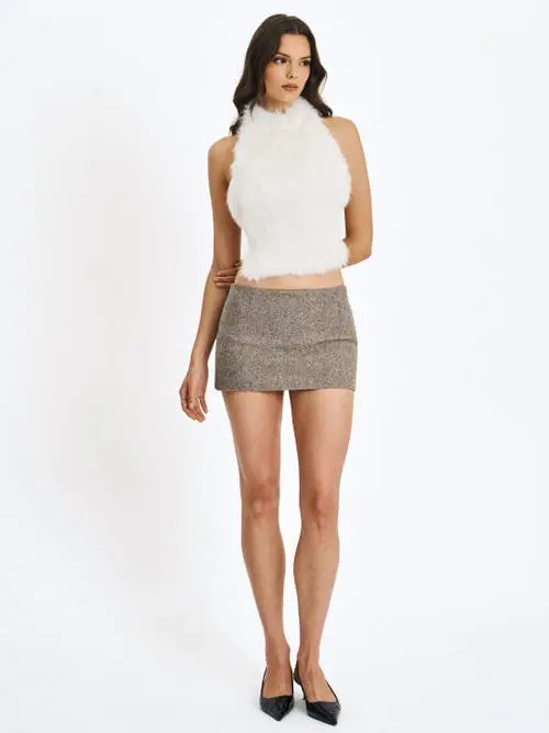 MISS CIRCLE Low-waisted Micro Skort