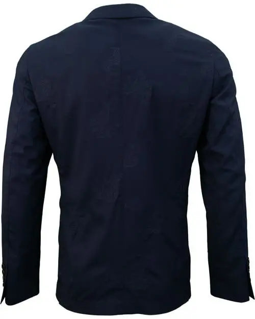 LORDS OF HARLECH Jaques Wool Blazer - Navy