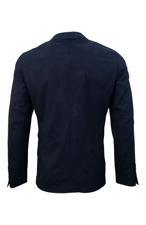 LORDS OF HARLECH Jaques Wool Blazer - Navy