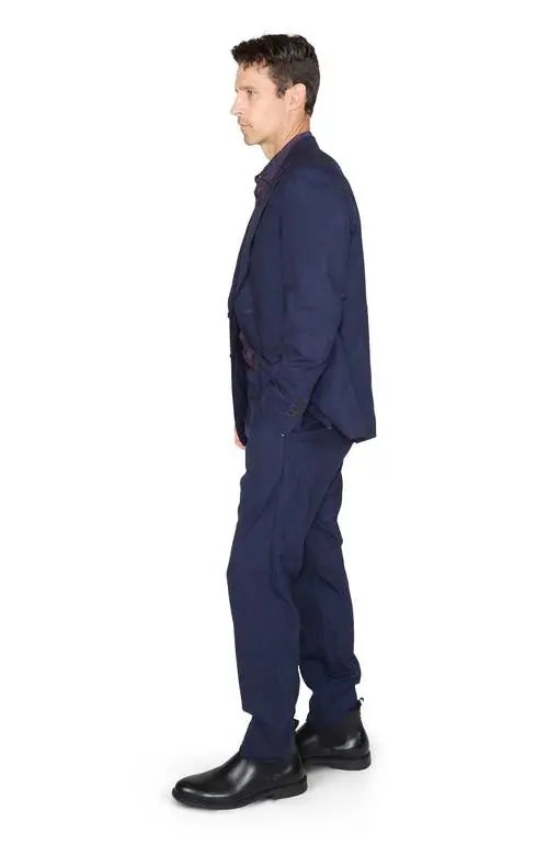 LORDS OF HARLECH Jaques Wool Blazer - Navy