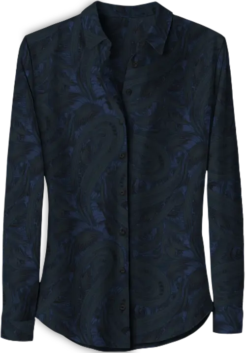 LORDS OF HARLECH Merino Wool Jersey Shirt - Badalona Smoke