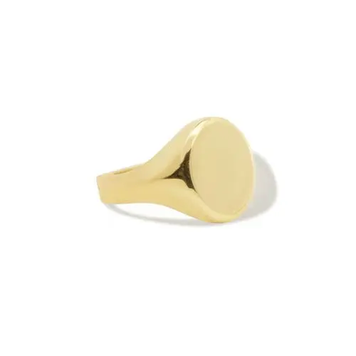 THE LOVERY FINE JEWELRY 14k Oval Signet Ring - Yellow Gold