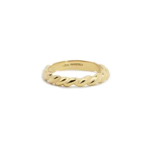 THE LOVERY FINE JEWELRY 14k Twisted Band Ring - Yellow Gold