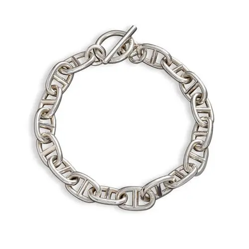LOUPN Bean Chain Link Bracelet - Silver