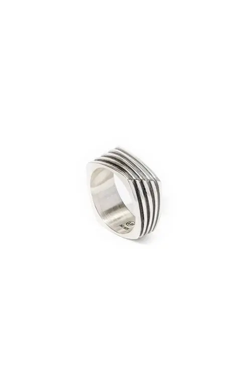 LOUPN Level Up Statement Ring - Silver