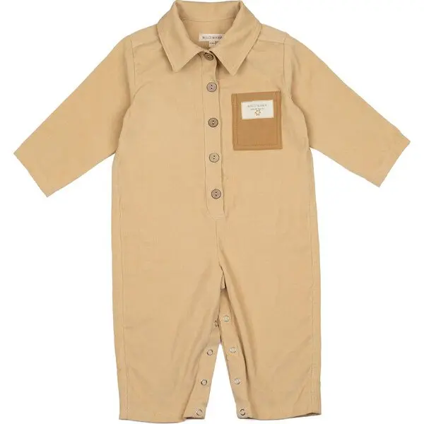 WILD WAWA Corduroy Jumpsuit - Sandstone