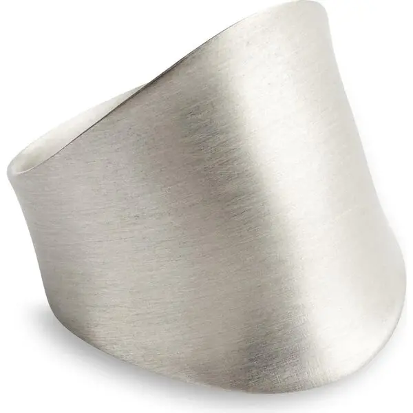 LOUPN Armor Band Ring - Silver