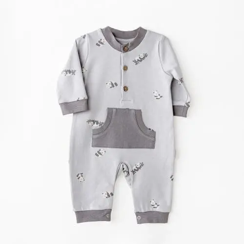 ANDY WAWA Panda Print Romper