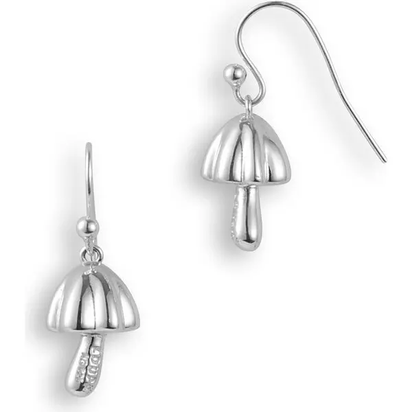 LOUPN Choco Mushroom Earrings - Silver