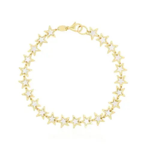 THE LOVERY FINE JEWELRY Star Bracelet - Mother Of Pearl