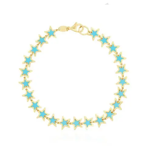THE LOVERY FINE JEWELRY Star Bracelet - Turquoise