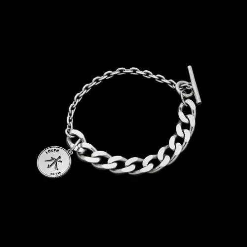 LOUPN Bh X Lp Be Water Coin Chain Bracelet