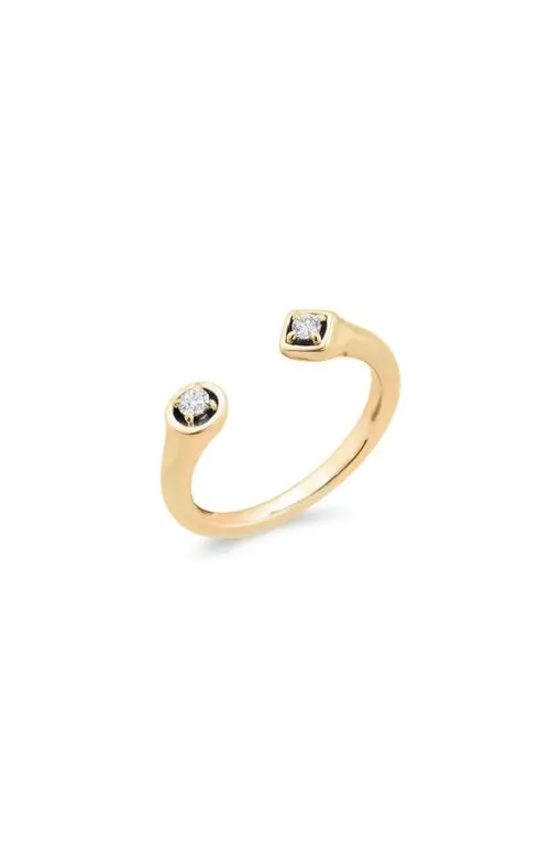 SEED2STONE Horseshoe Ring With Lab-grown Diamonds - Yellow Gold