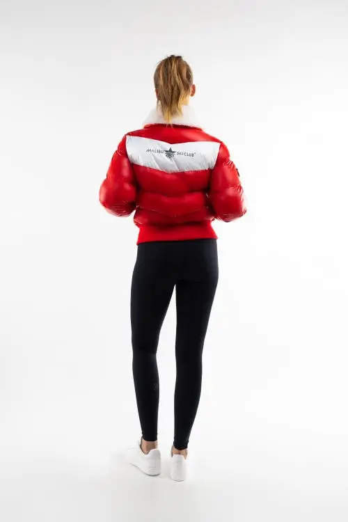 MALIBU SKI CLUB Apres Slick Bomber Jacket