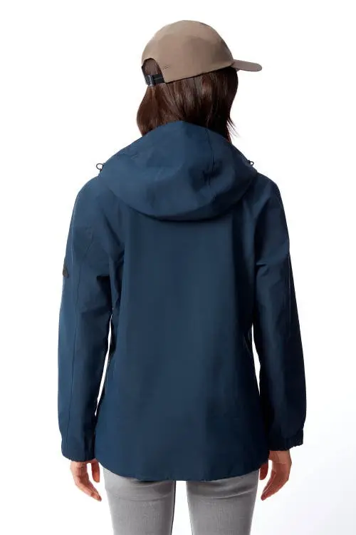 ALPINE NORTH Tahsis Lightweight Waterproof Shell Rain Jacket - Blue