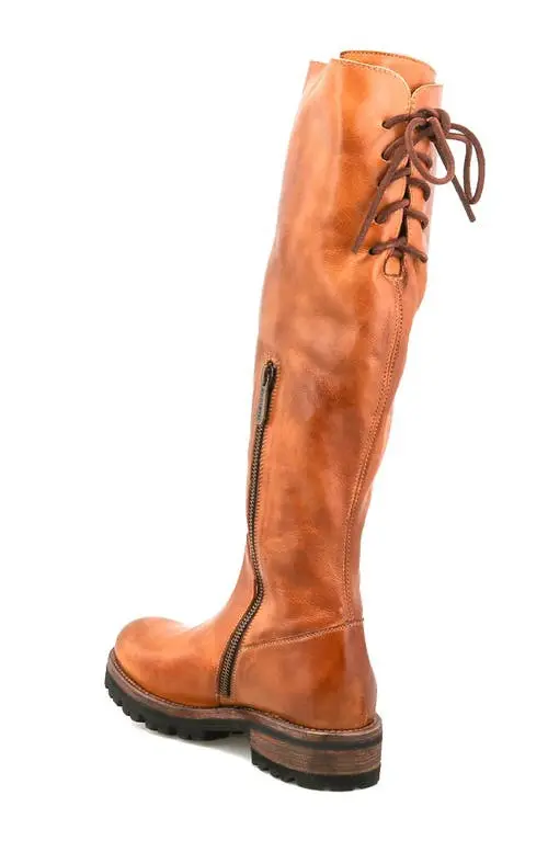Bed Stu Knee-high Leather Boot - Tan Rustic