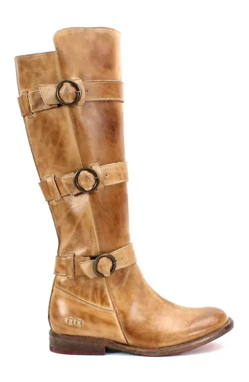 Bed Stu Kitty Engineer Boot - Tan Rustic