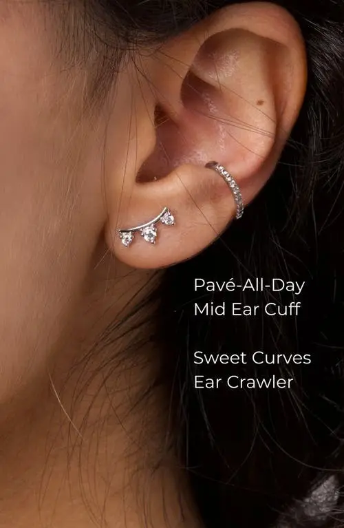 SEED2STONE Sweet Curves Diamond Ear Crawlers