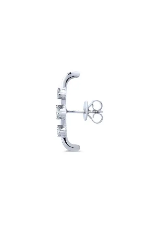 SEED2STONE Vertical Diamond Ear Crawlers