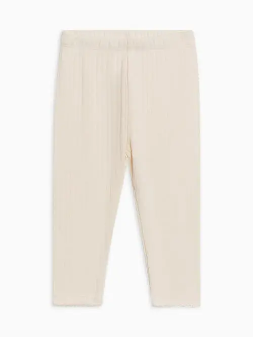 KENDI Gina Pointelle Leggings - Ivory
