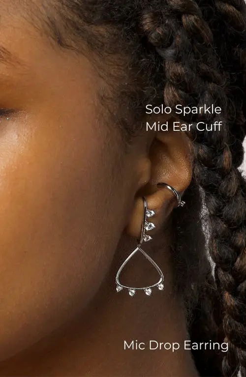 SEED2STONE Mic Drop Diamond Earrings