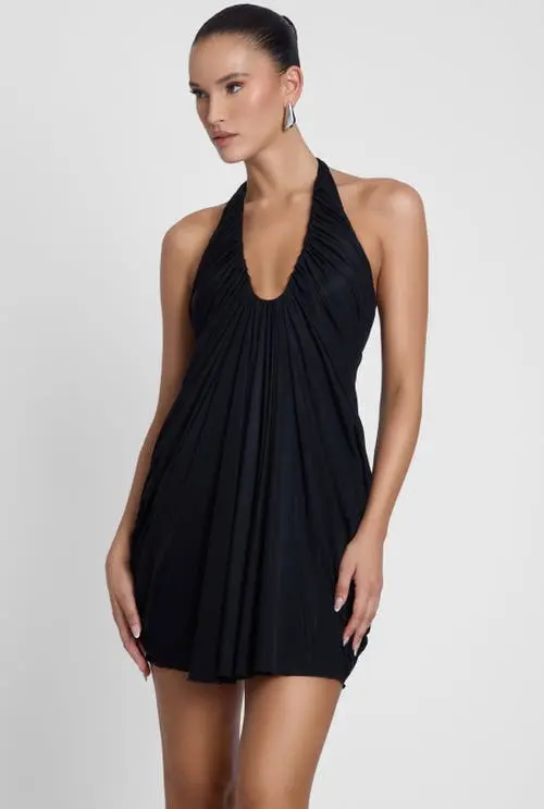 LEAU Odyssey Drape Mini Dress