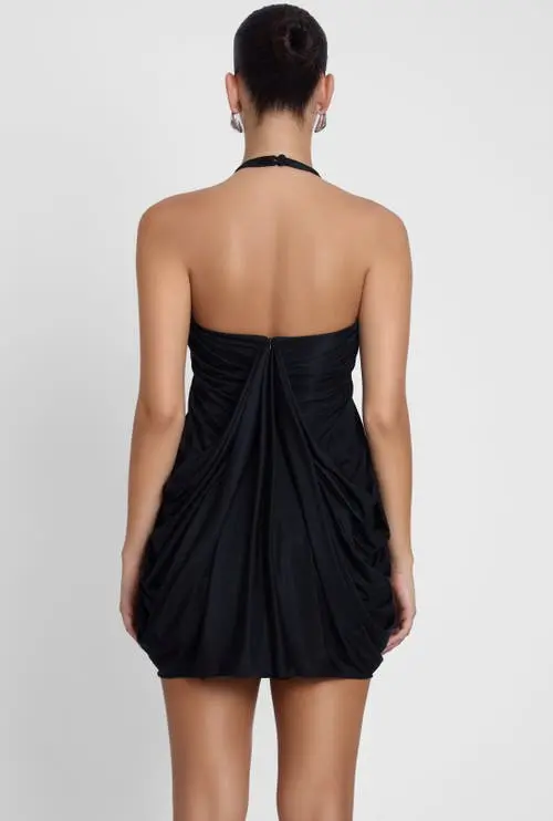 LEAU Odyssey Drape Mini Dress