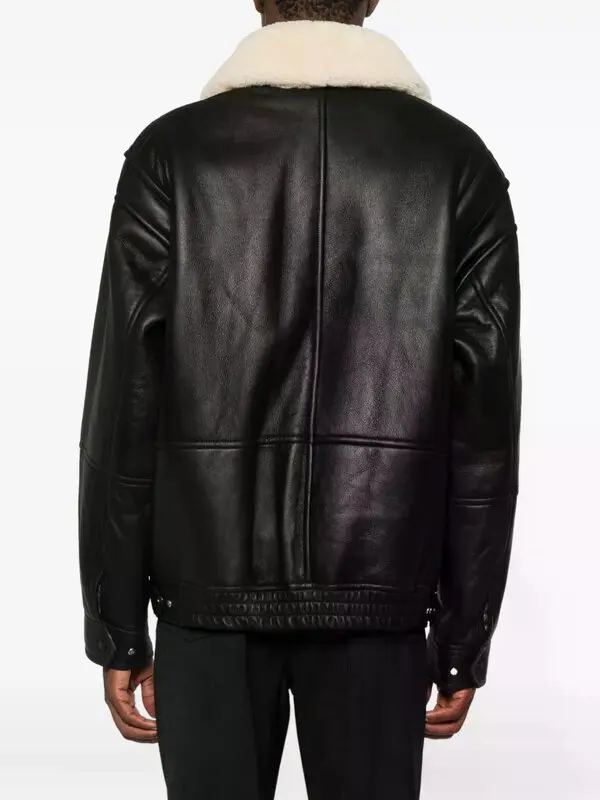 YVES SALOMON Shearling Collar Jacket