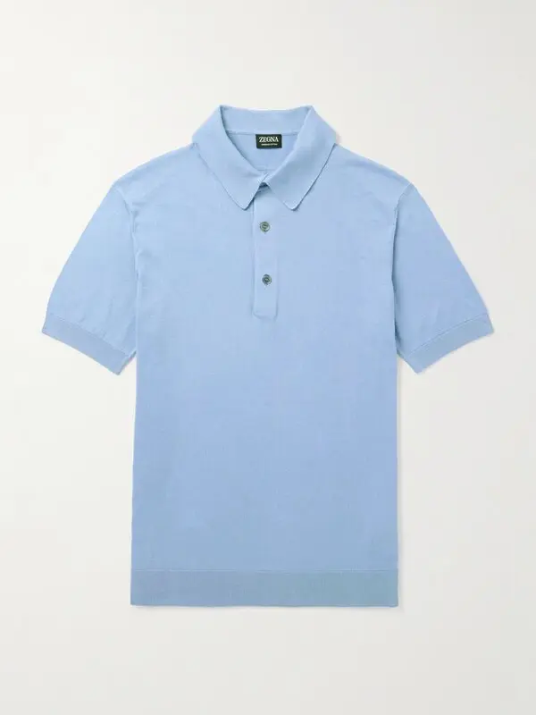 Zegna Slim-fit Cotton Polo Shirt
